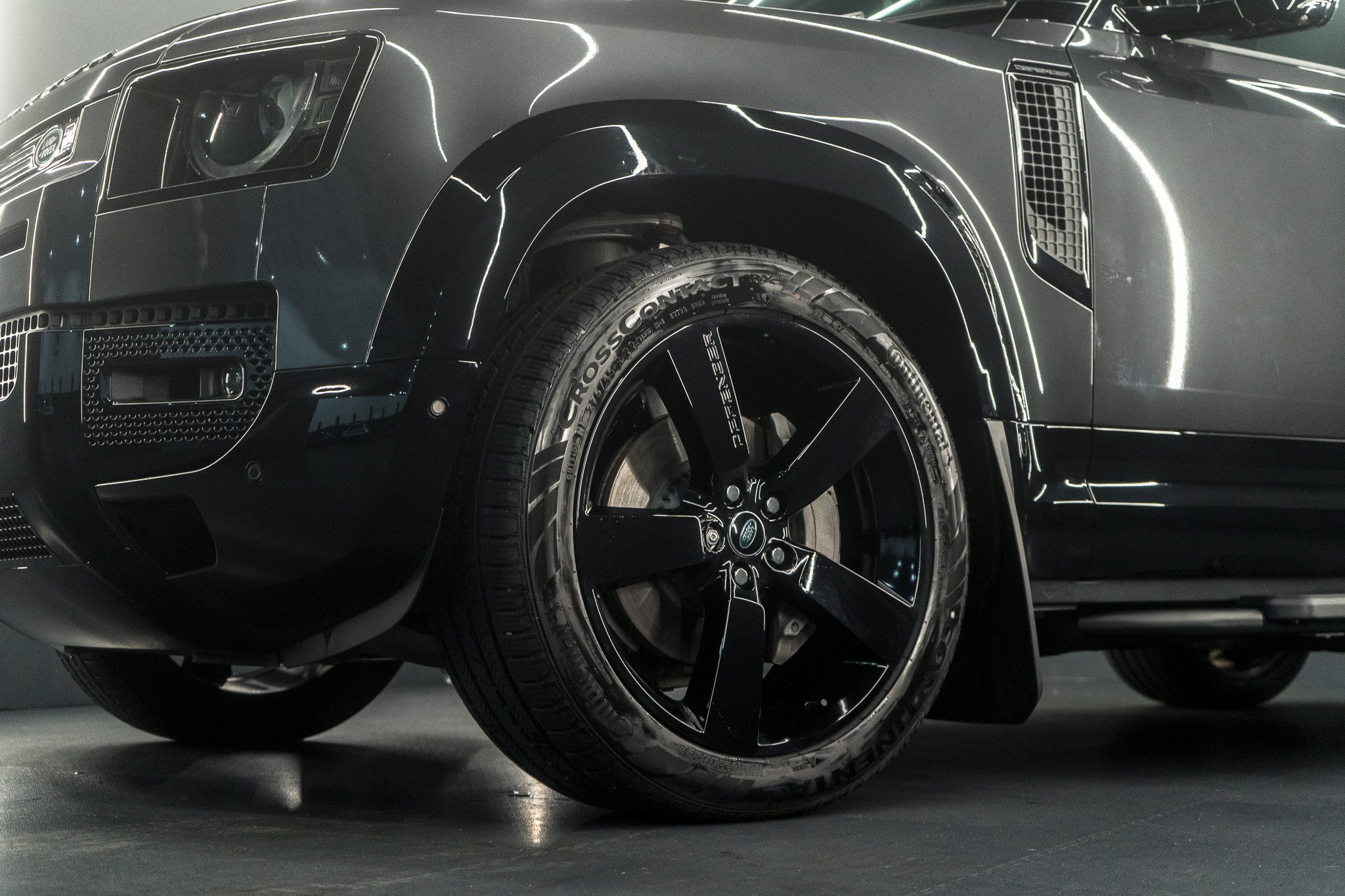 Assetti Gloss Black Wide Wheel Arch Kit for Land Rover Defender 90 2020 ...
